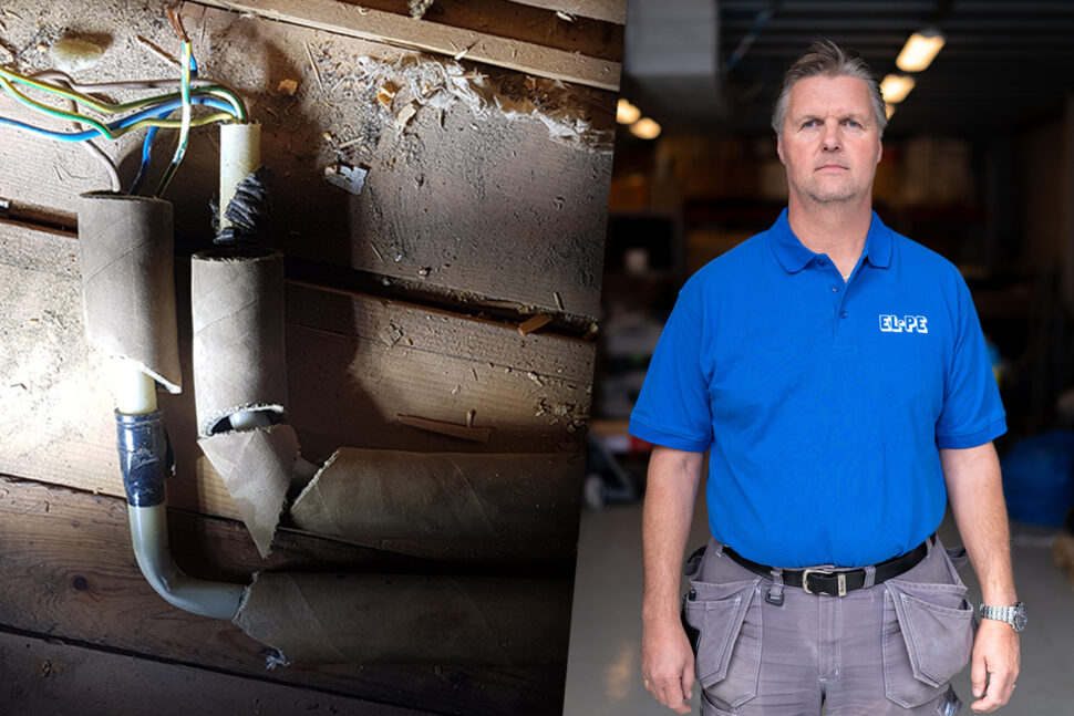 ”Lösa kabelskarvar som bara väntade på att starta en brand ...