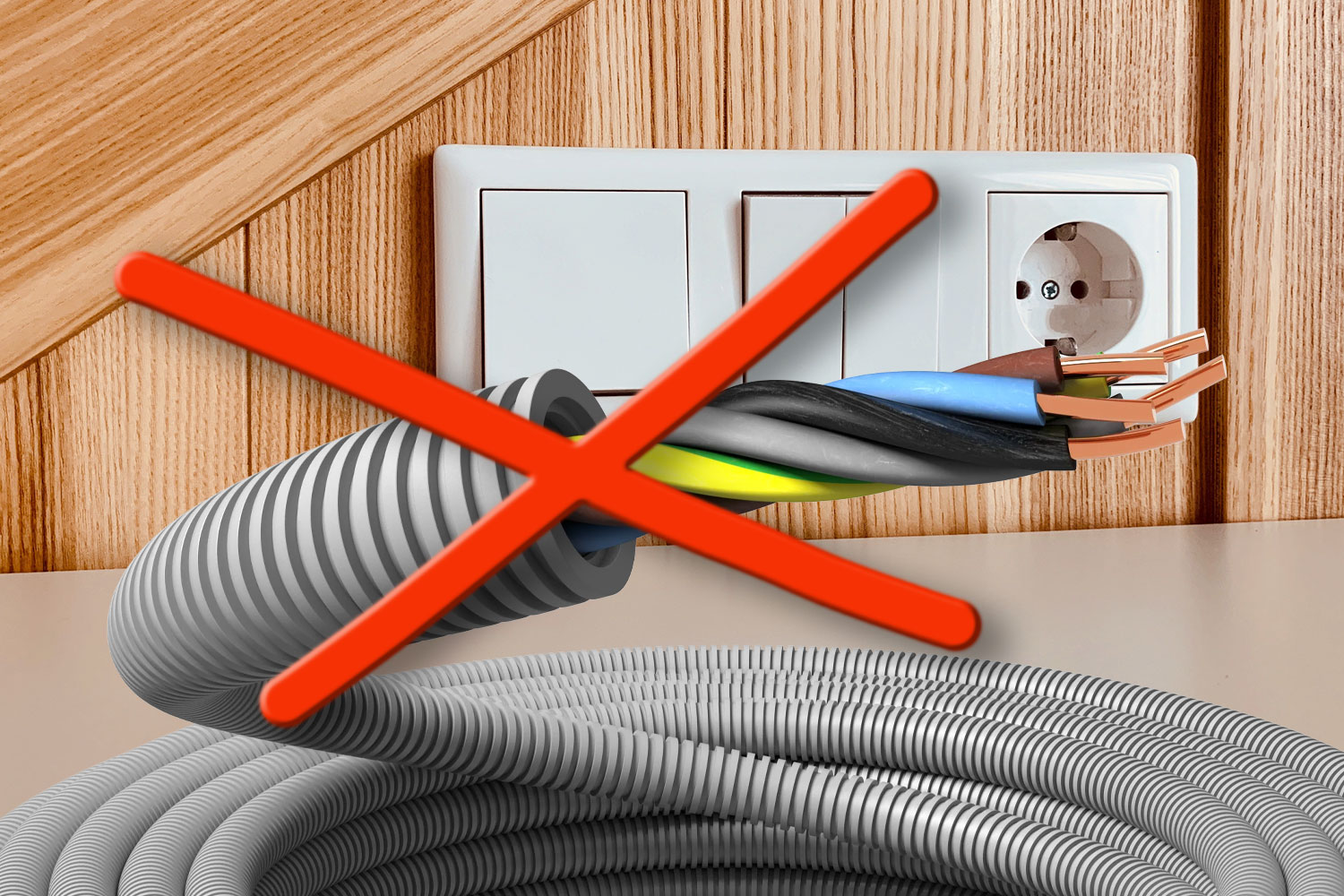 Flexslang eller vp-rör och 6 andra proffstips om kabelförläggning i ...