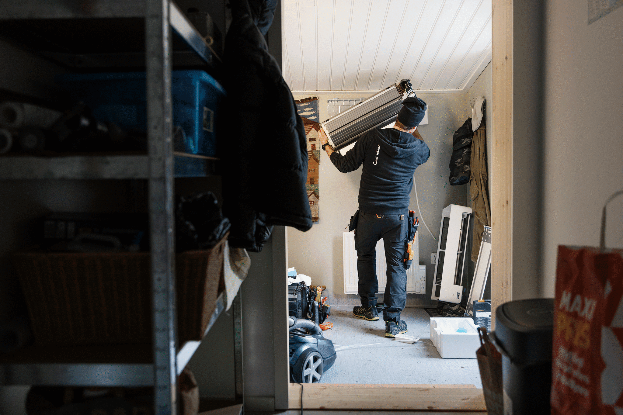 Kylteknikern: ”Den här pumpen stannar aldrig även om det är under minus ...