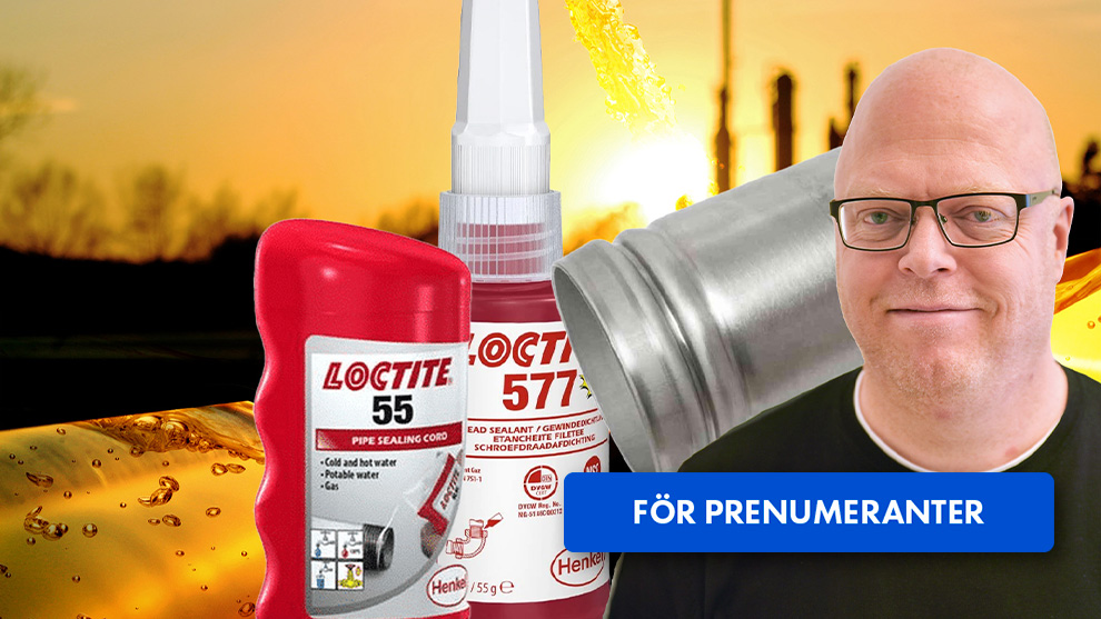 Kan jag täta en DN80-gänga i en dieselinstallation med Loctite? - VVS-Forum